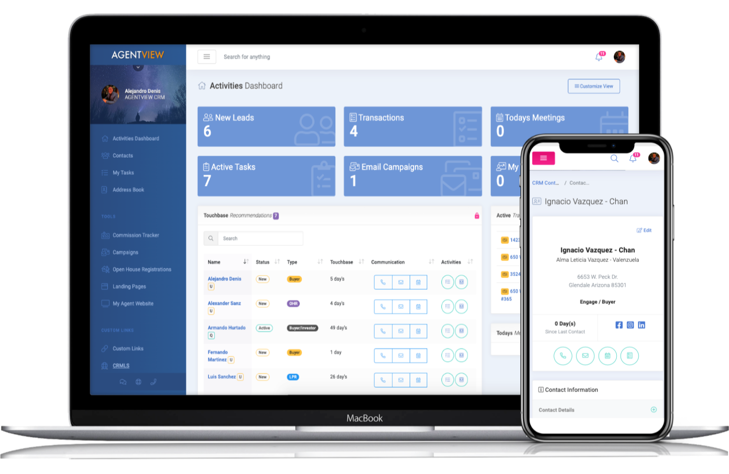 AGENTVIEW - The CRM for Top Producers